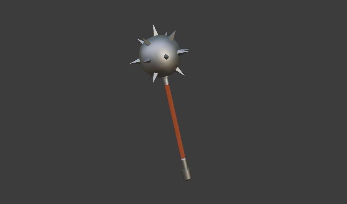 3D model Low Poly Warrior Hammer VR / AR / low-poly | CGTrader