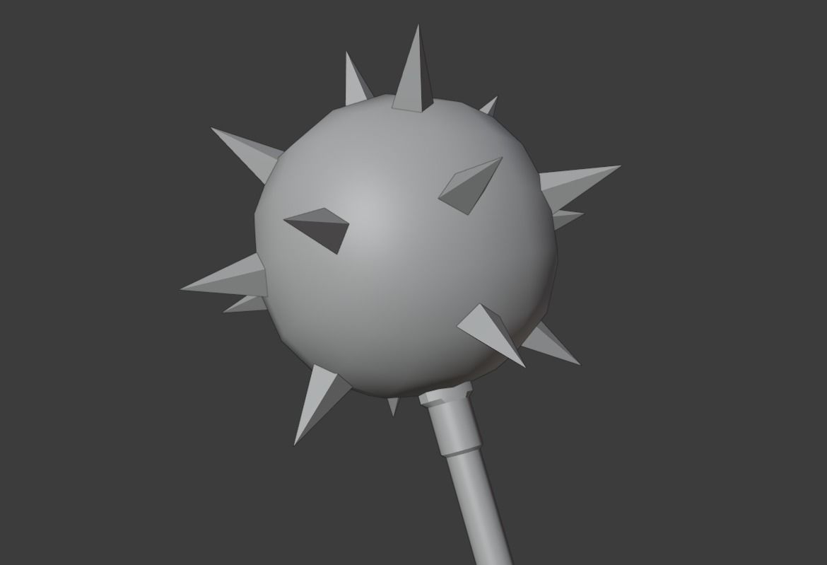 3D model Low Poly Warrior Hammer VR / AR / low-poly | CGTrader
