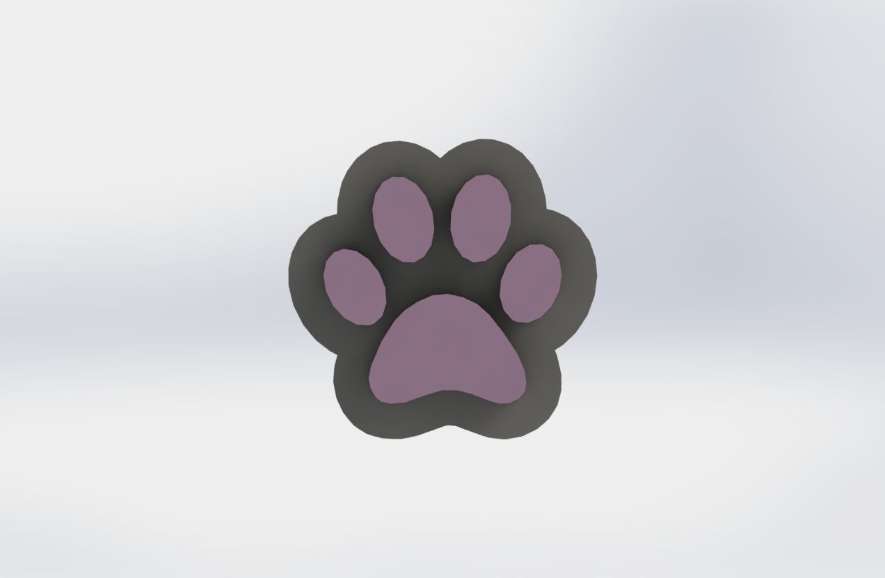 Master model Cat paw 3D model 3D printable | CGTrader