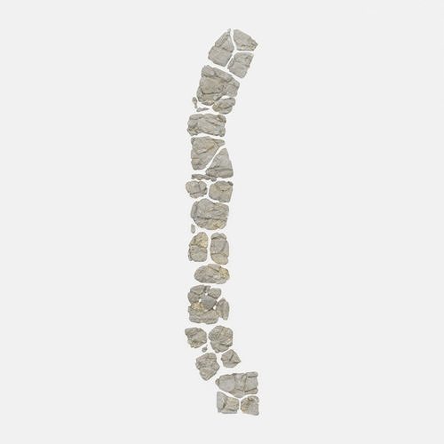 Set of stones for stone path 3D model | CGTrader
