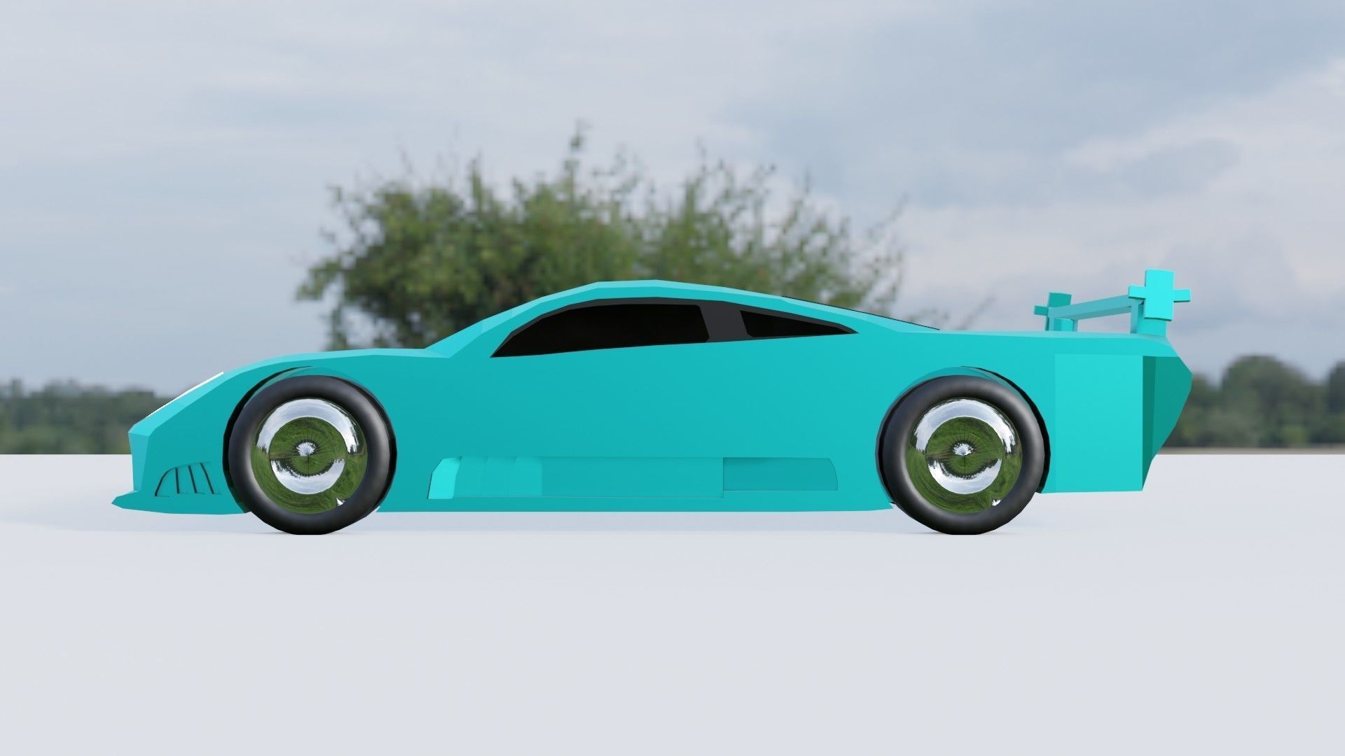 Race Car free 3D model | CGTrader