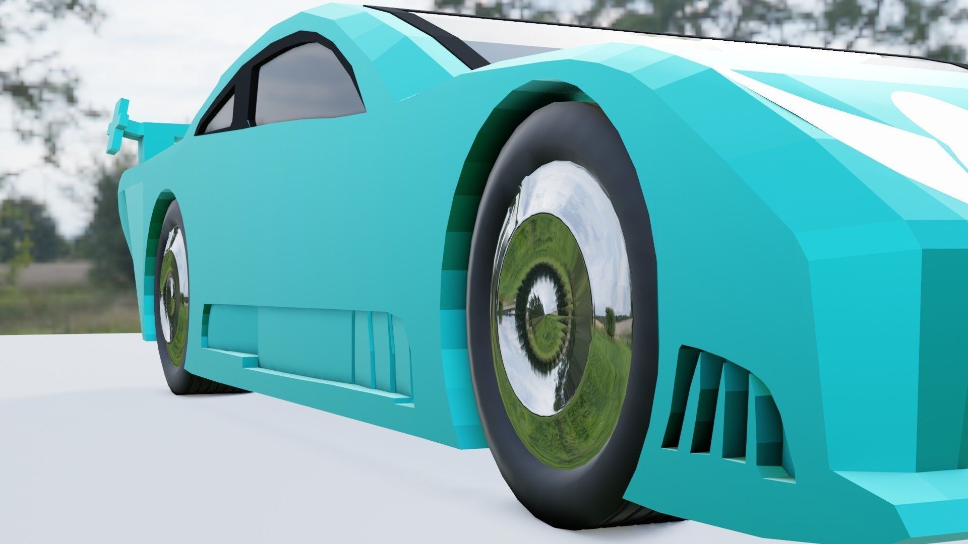 Race Car free 3D model | CGTrader