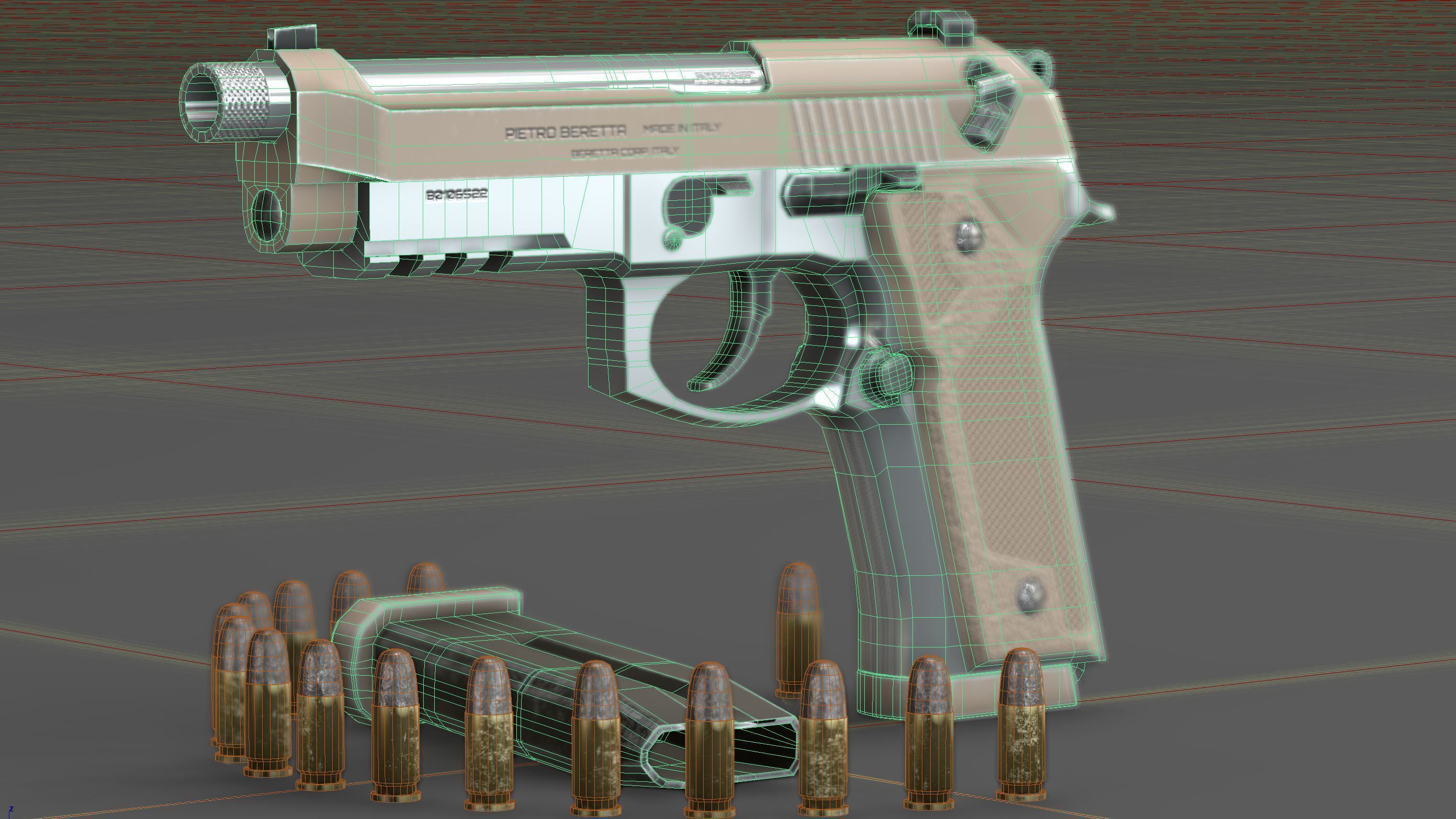 3D model Beretta M9A3 VR / AR / low-poly | CGTrader
