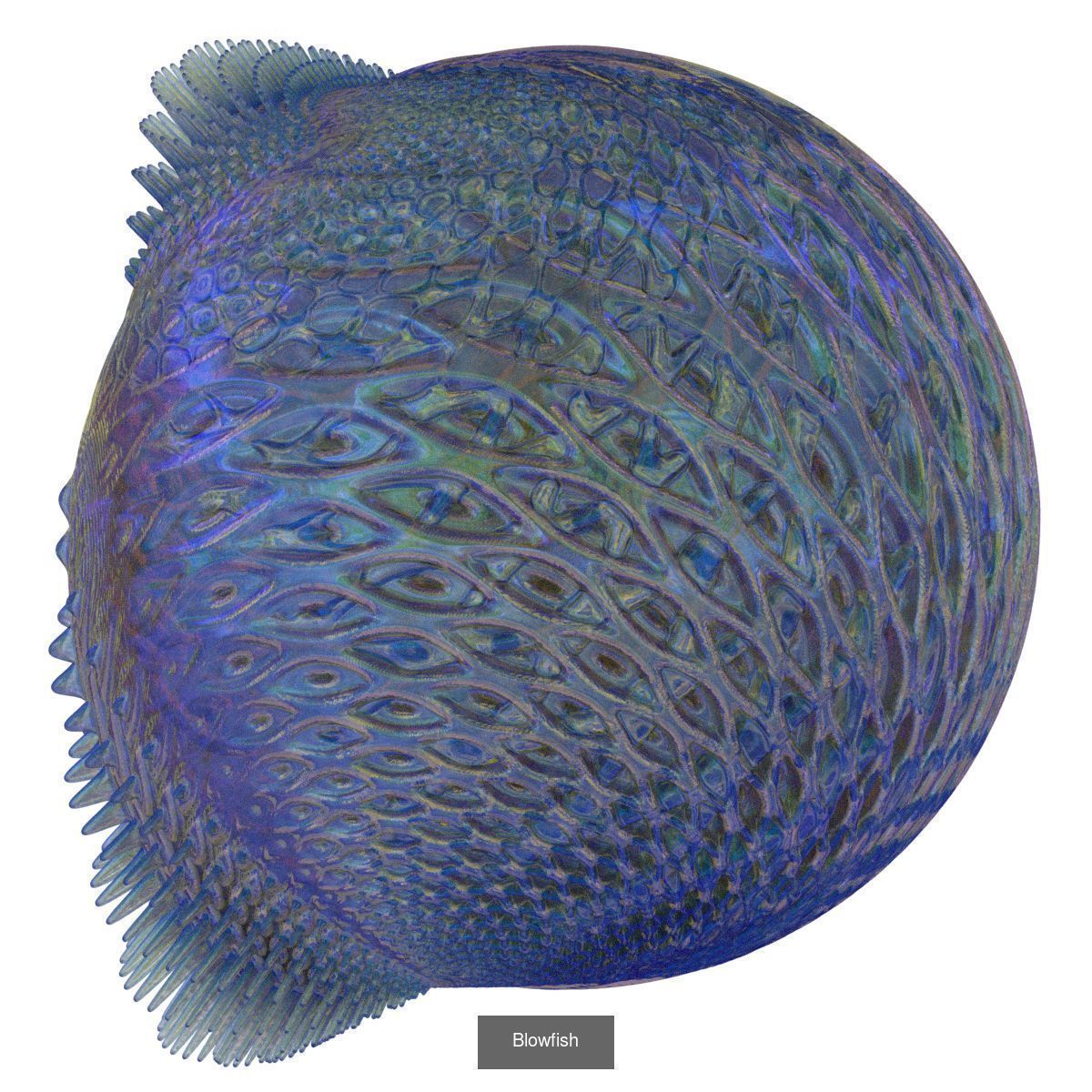 24 Blue Orbs 3D Model Collection | CGTrader