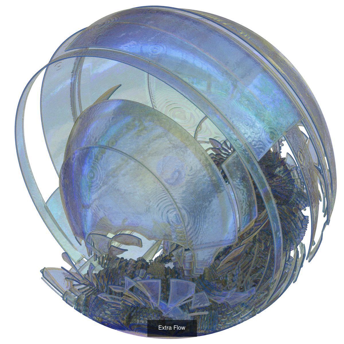 24 Blue Orbs 3D Model Collection | CGTrader