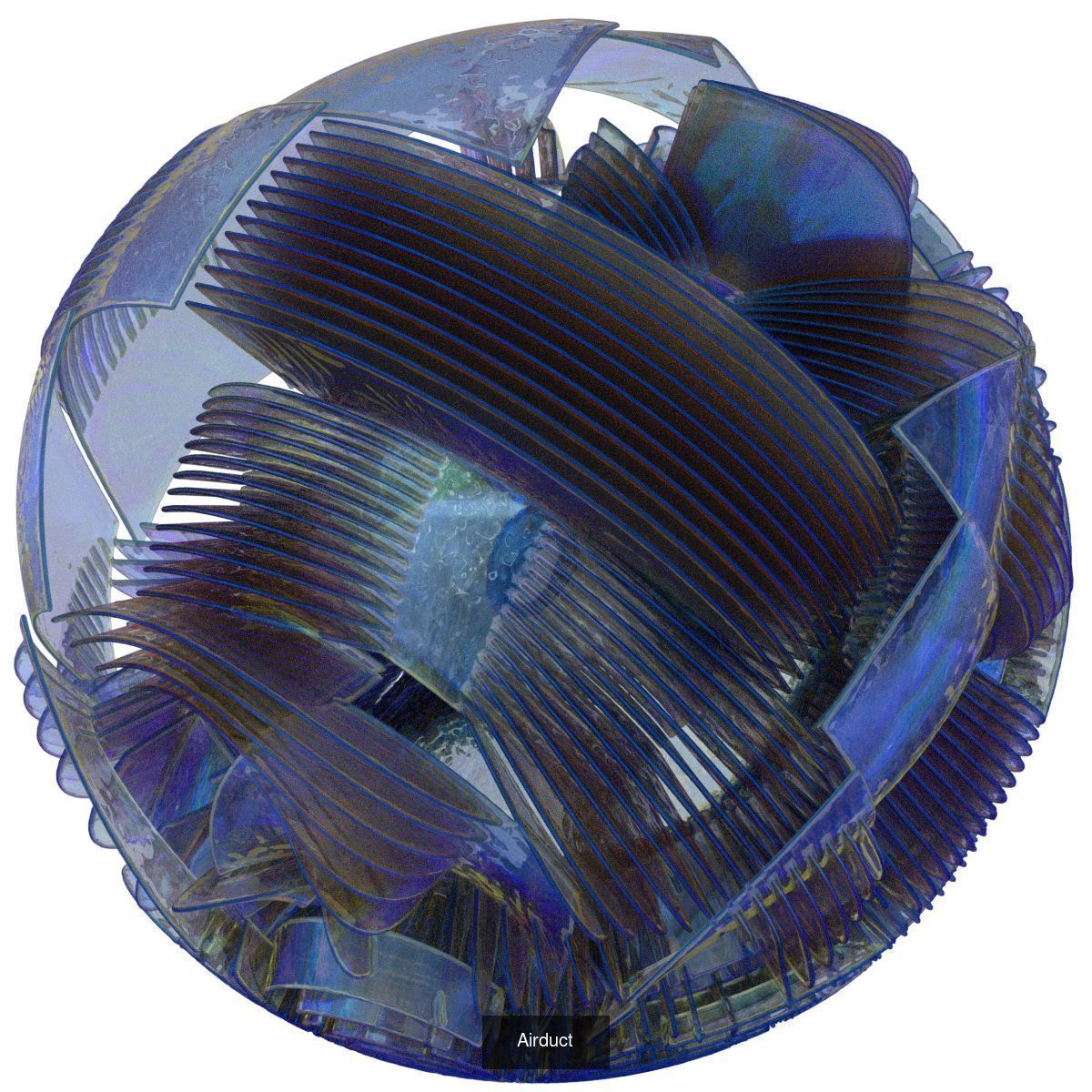 24 Blue Orbs 3D Model Collection | CGTrader