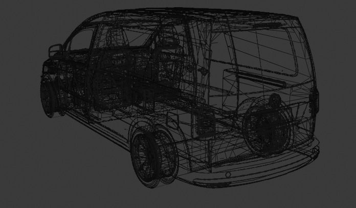 Volkswagen caddy 3D model | CGTrader