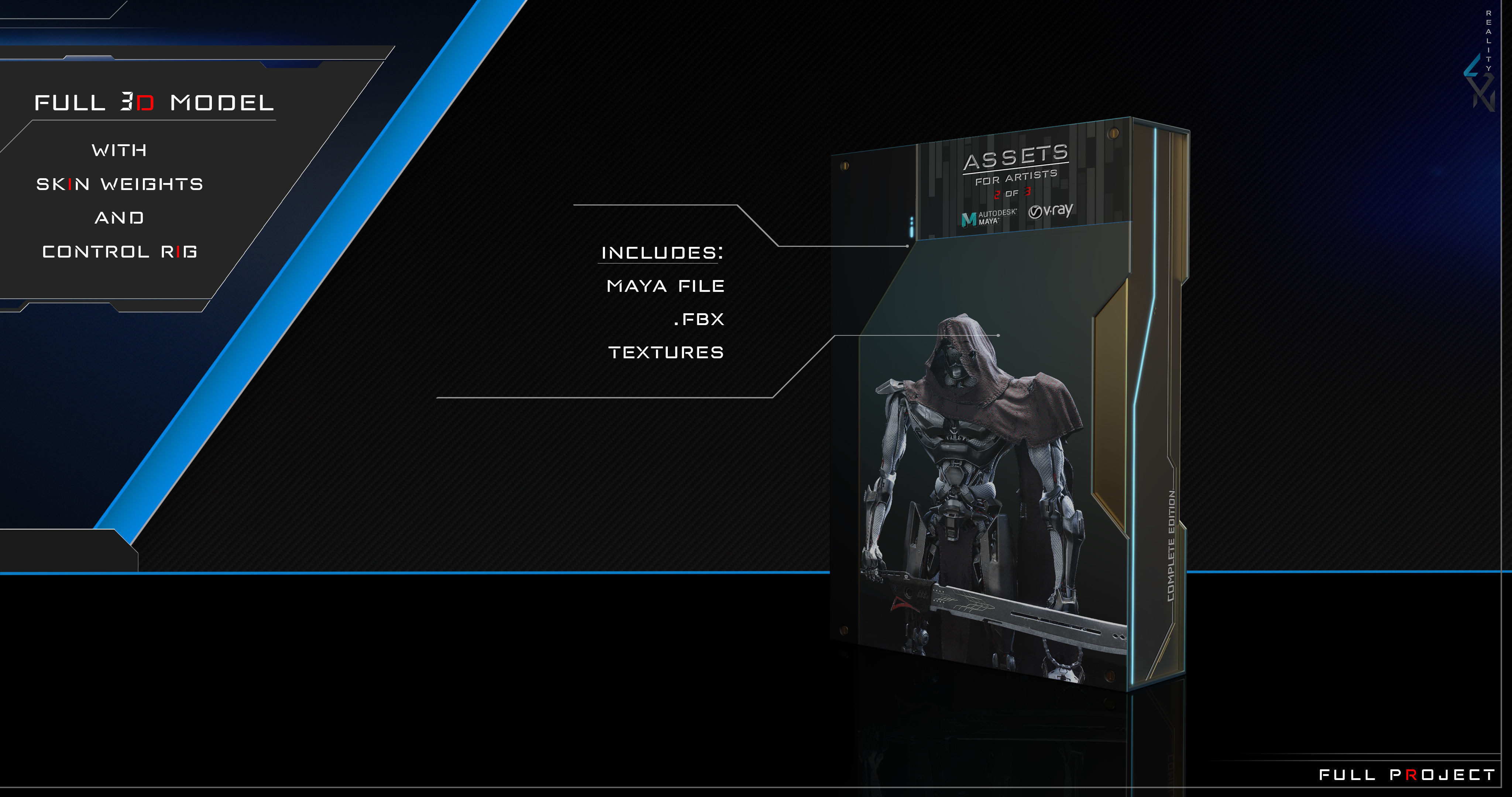 Free Male Robot Rig - Project free 3D model rigged | CGTrader