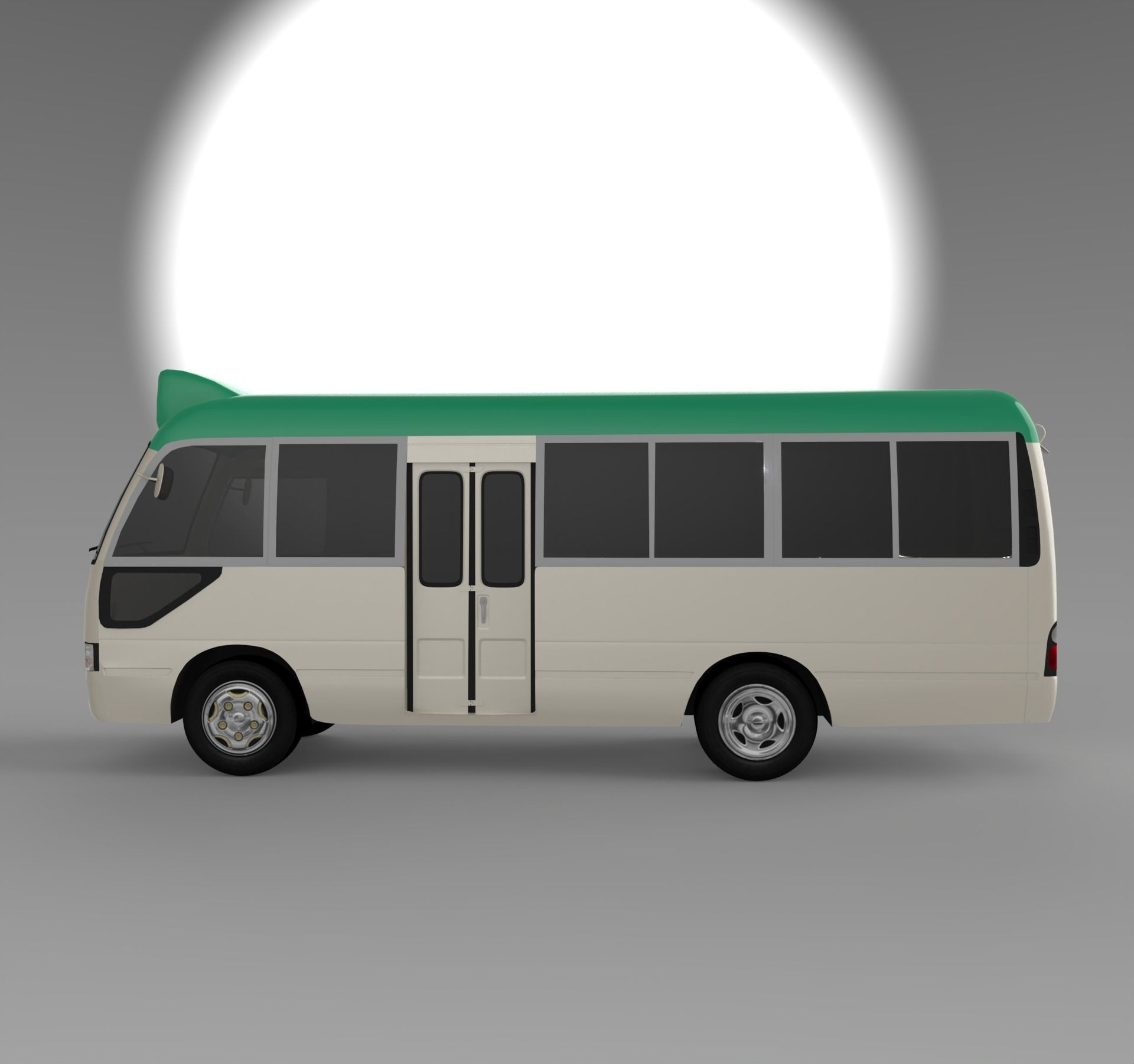3D model Toyota Coaster Hong Kong 3D Model VR / AR / low-poly | CGTrader