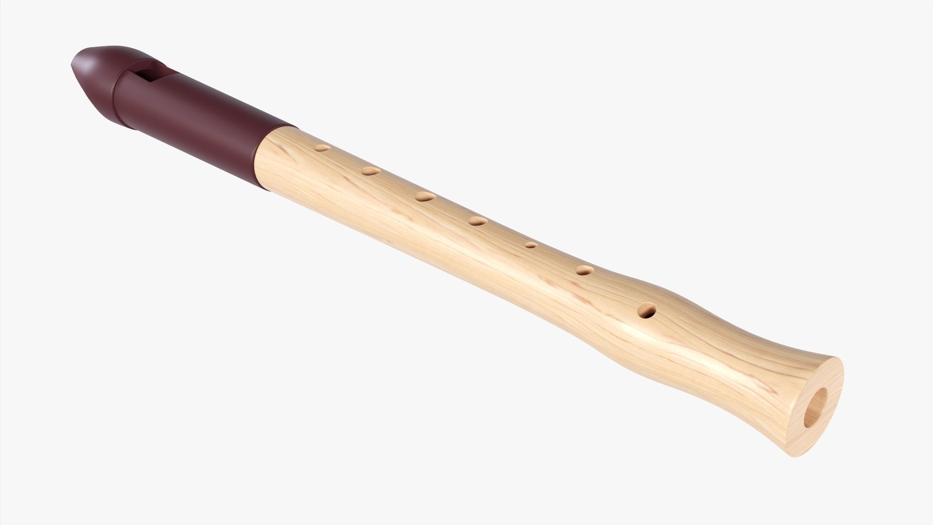 Soprano flute 3D model | CGTrader