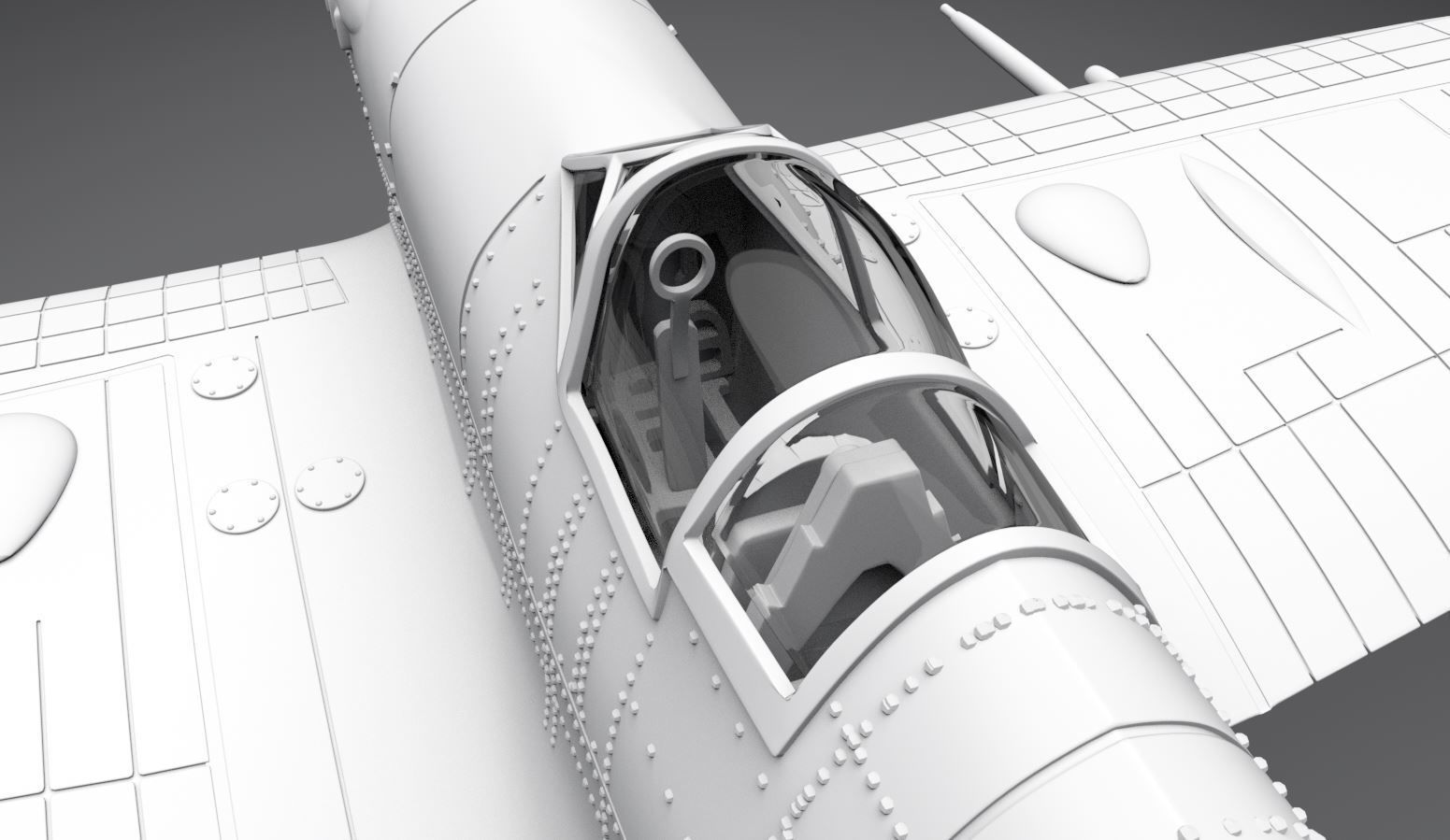 Spitfire scale model 3D model 3D printable | CGTrader