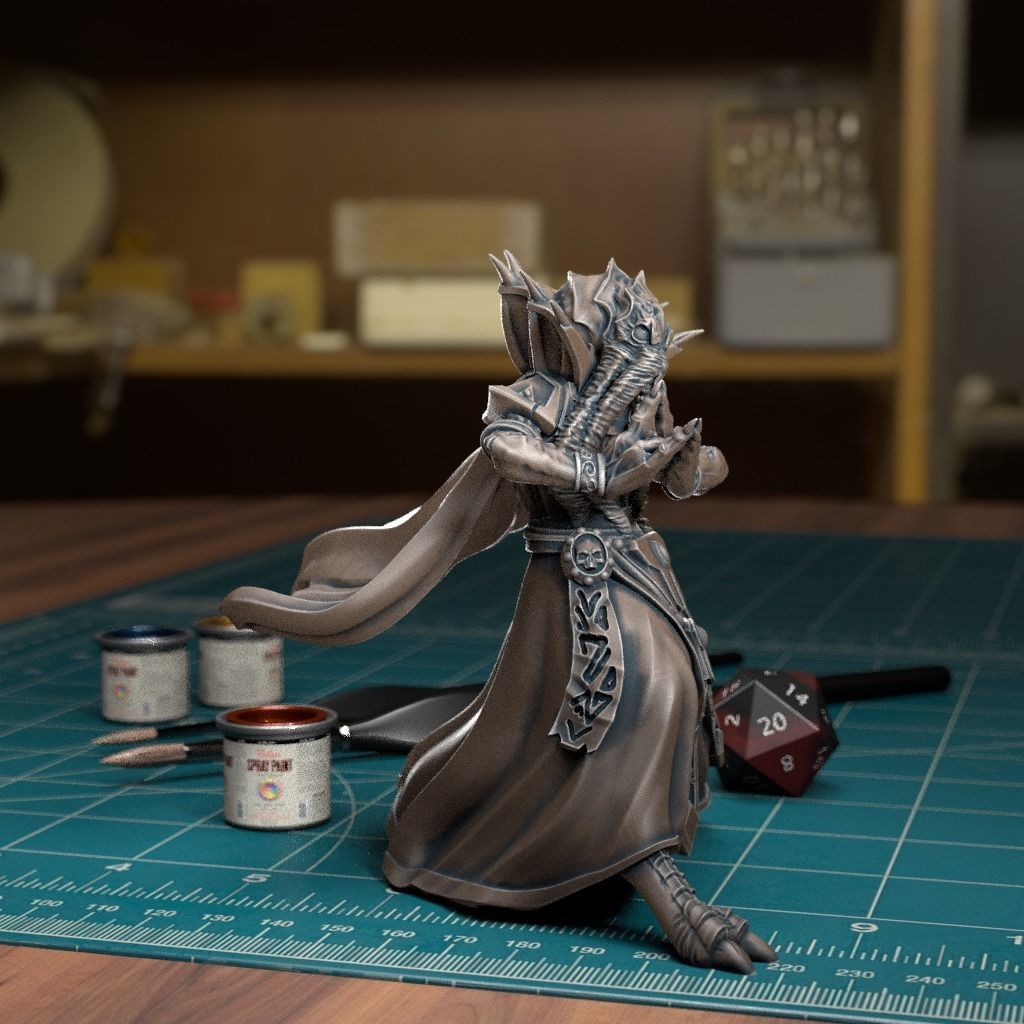 Brainflayer 02 - Pre-Supported 3D model 3D printable | CGTrader