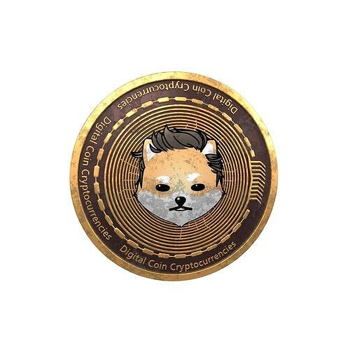 Dogelon Mars Coin v2 002 3D model | CGTrader