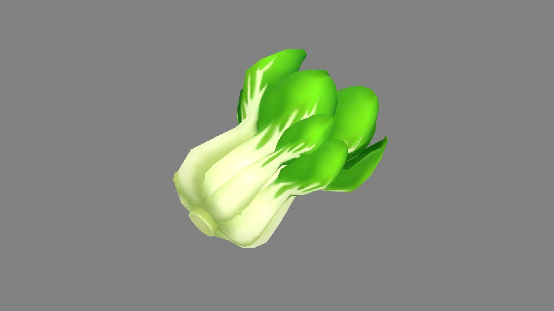 3D model Cartoon green cabbage VR / AR / low-poly | CGTrader