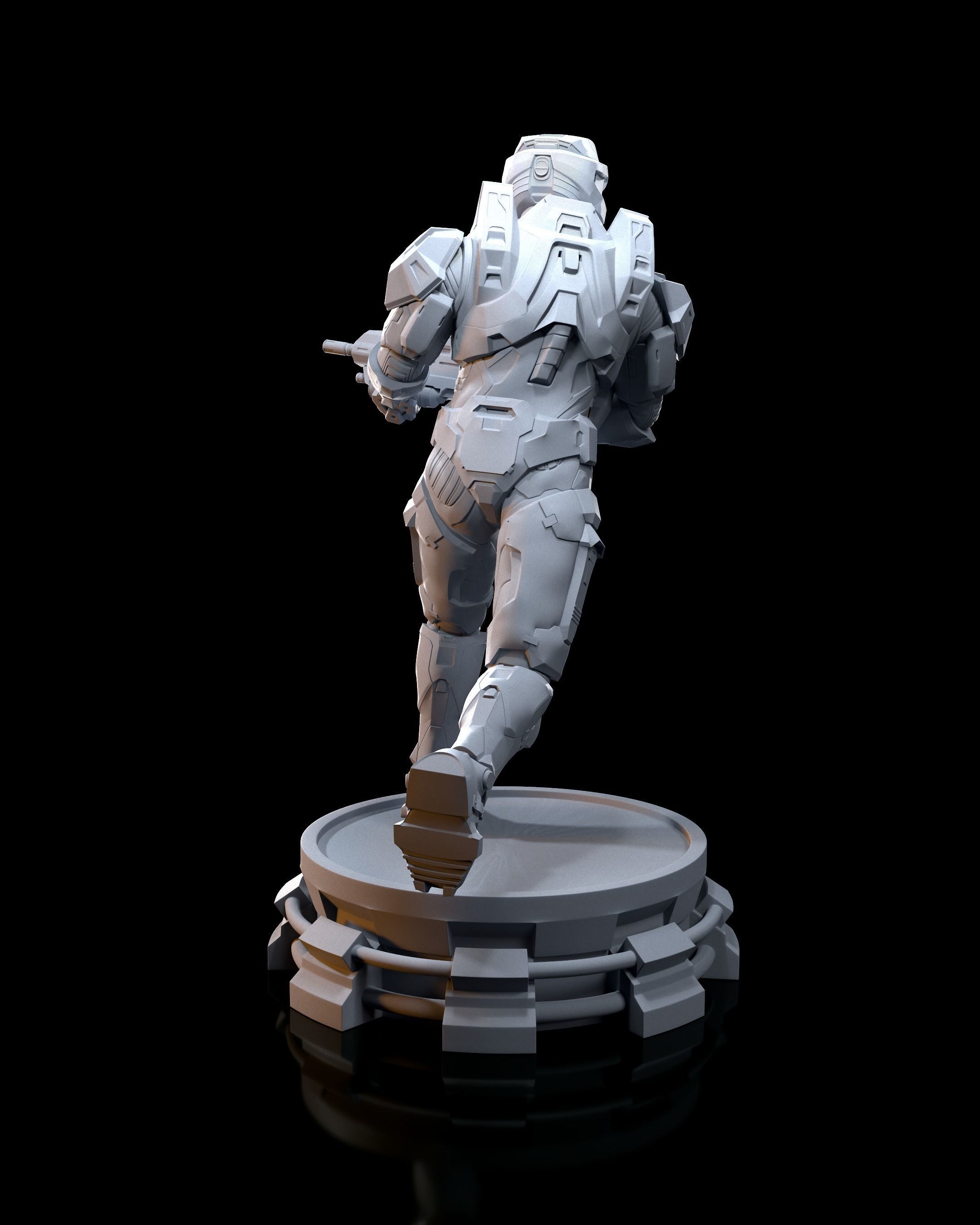 Master Chief 3D model 3D printable | CGTrader
