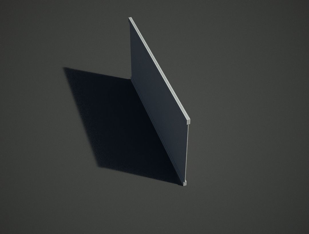 3D model Simple Hoarding model Site Segregation VR / AR / low-poly ...