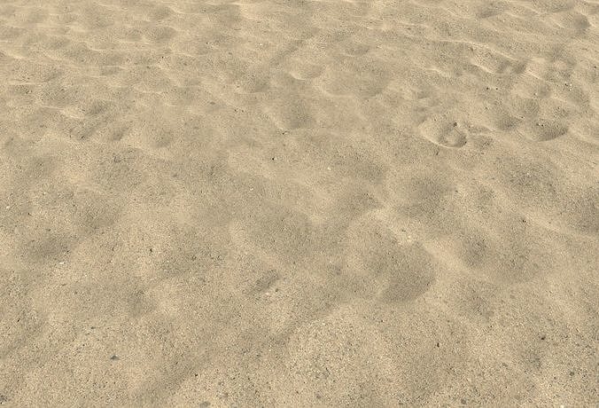 Seamless Trampled Bright Desert Sand Texture | CGTrader