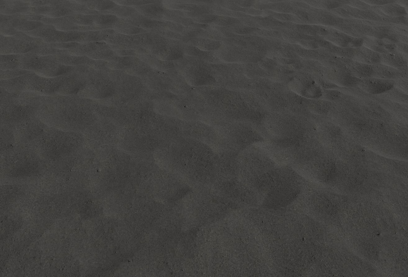 Seamless Trampled Black Sand Texture | CGTrader