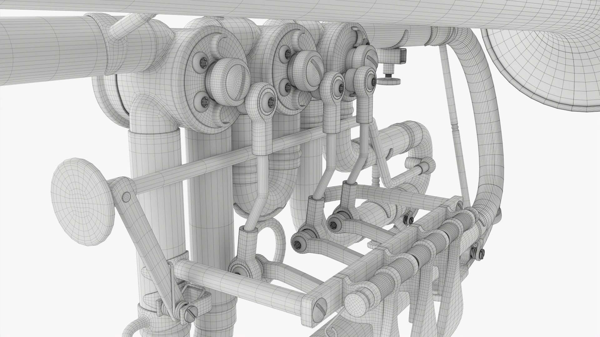 Trumpet rotary valve 3D model | CGTrader