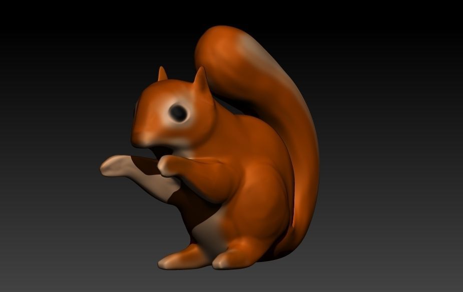 3D model squirrel VR / AR / low-poly | CGTrader
