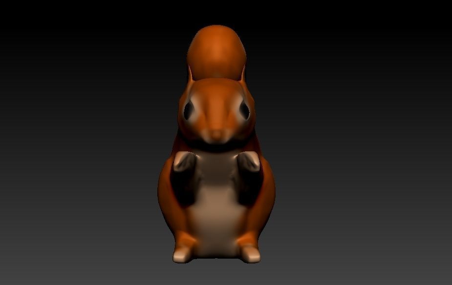 3D model squirrel VR / AR / low-poly | CGTrader