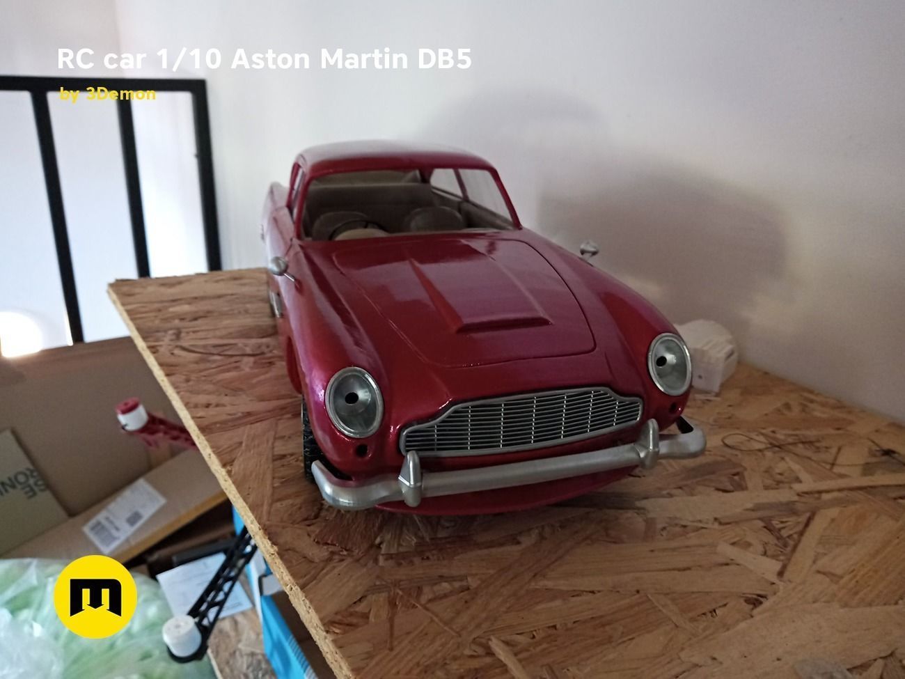 RC model Aston Martin DB5 3D model 3D printable | CGTrader