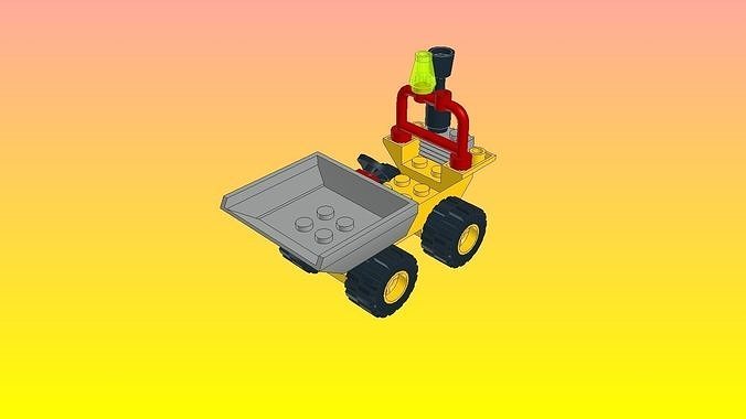 Lego Loader Model 6439 3D model | CGTrader
