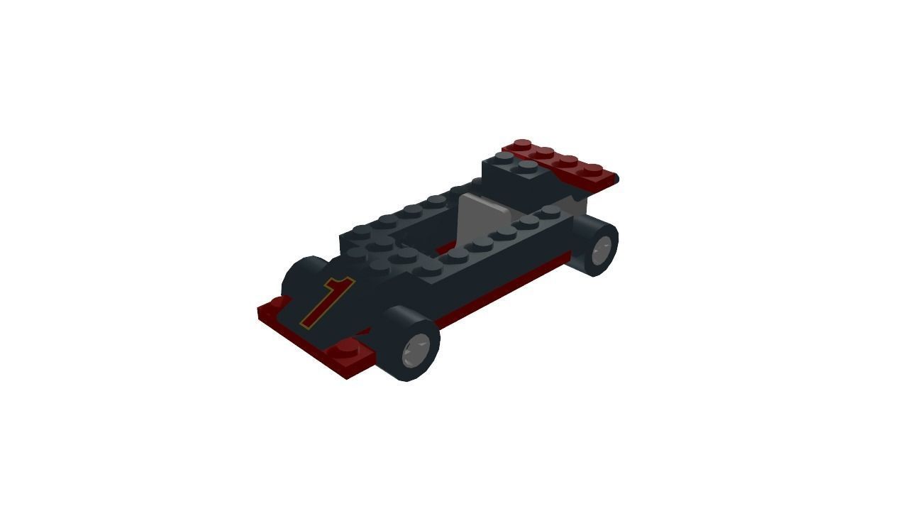 Lego Sportcar Model 6432 3D model | CGTrader