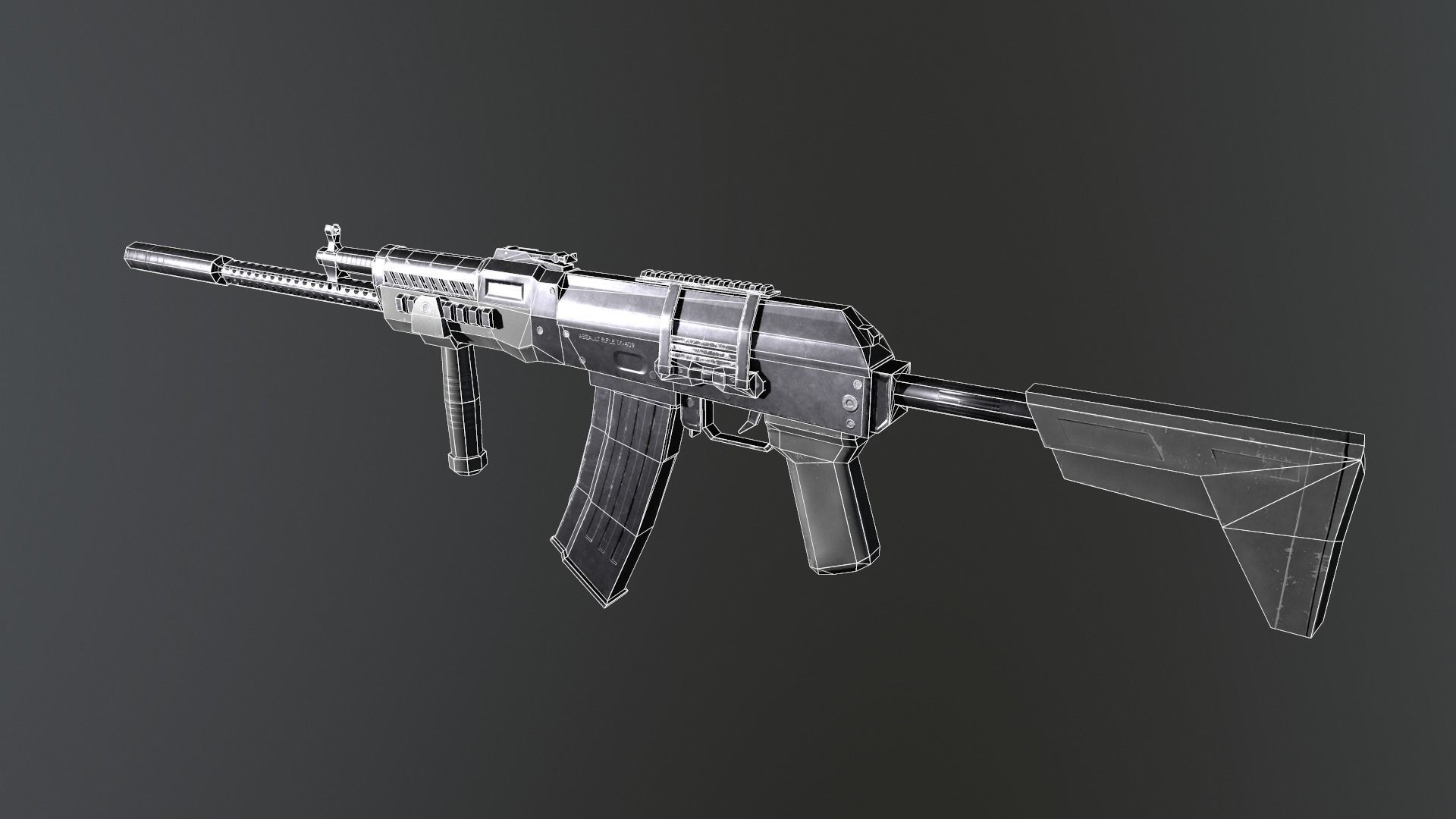 3D model Modified AK VR / AR / low-poly | CGTrader