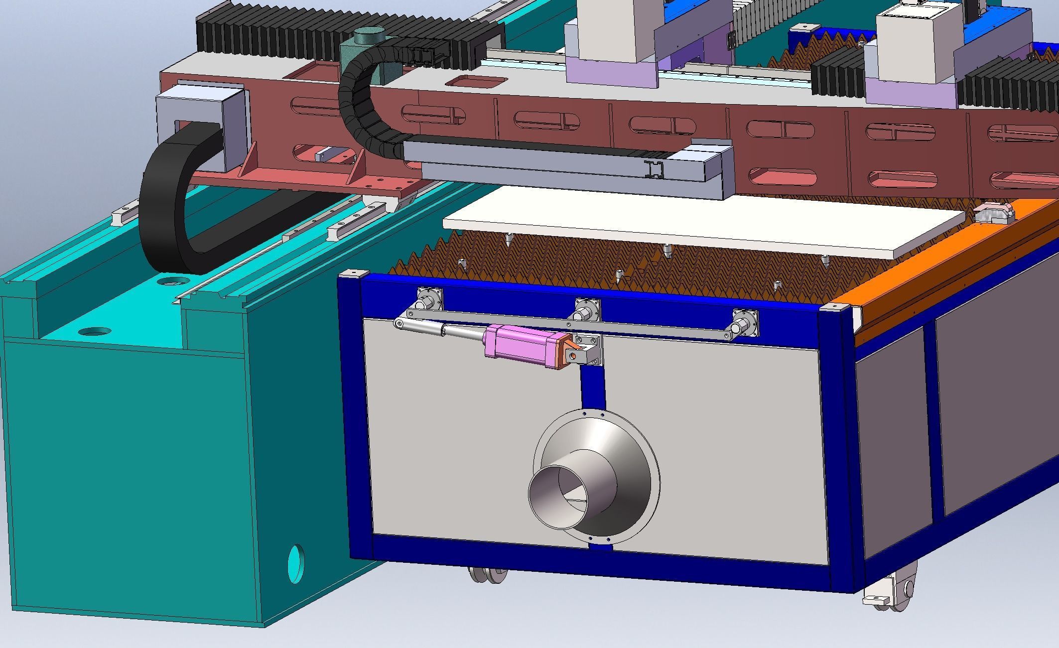 Laser cutting machine 3D model | CGTrader