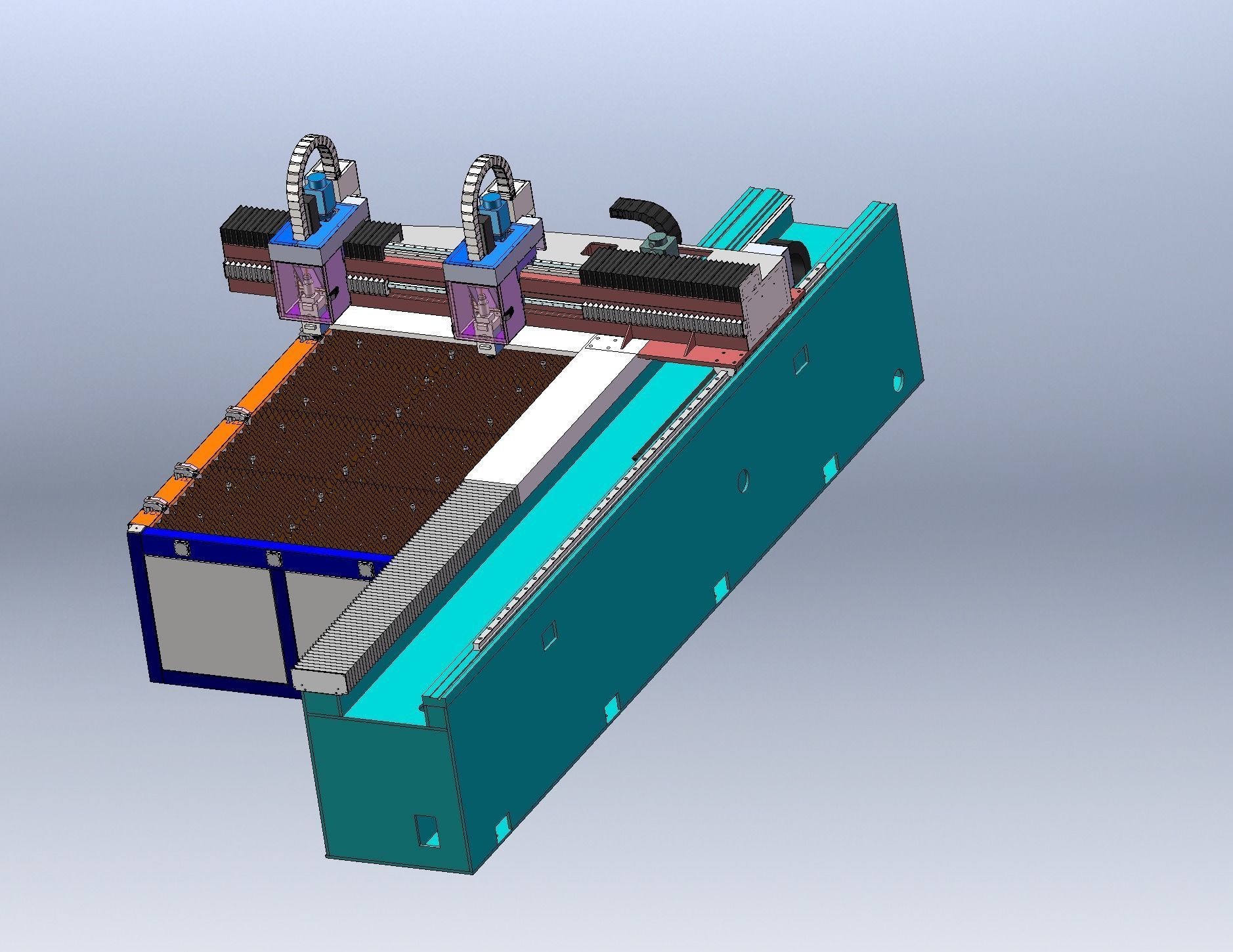 Laser cutting machine 3D model | CGTrader