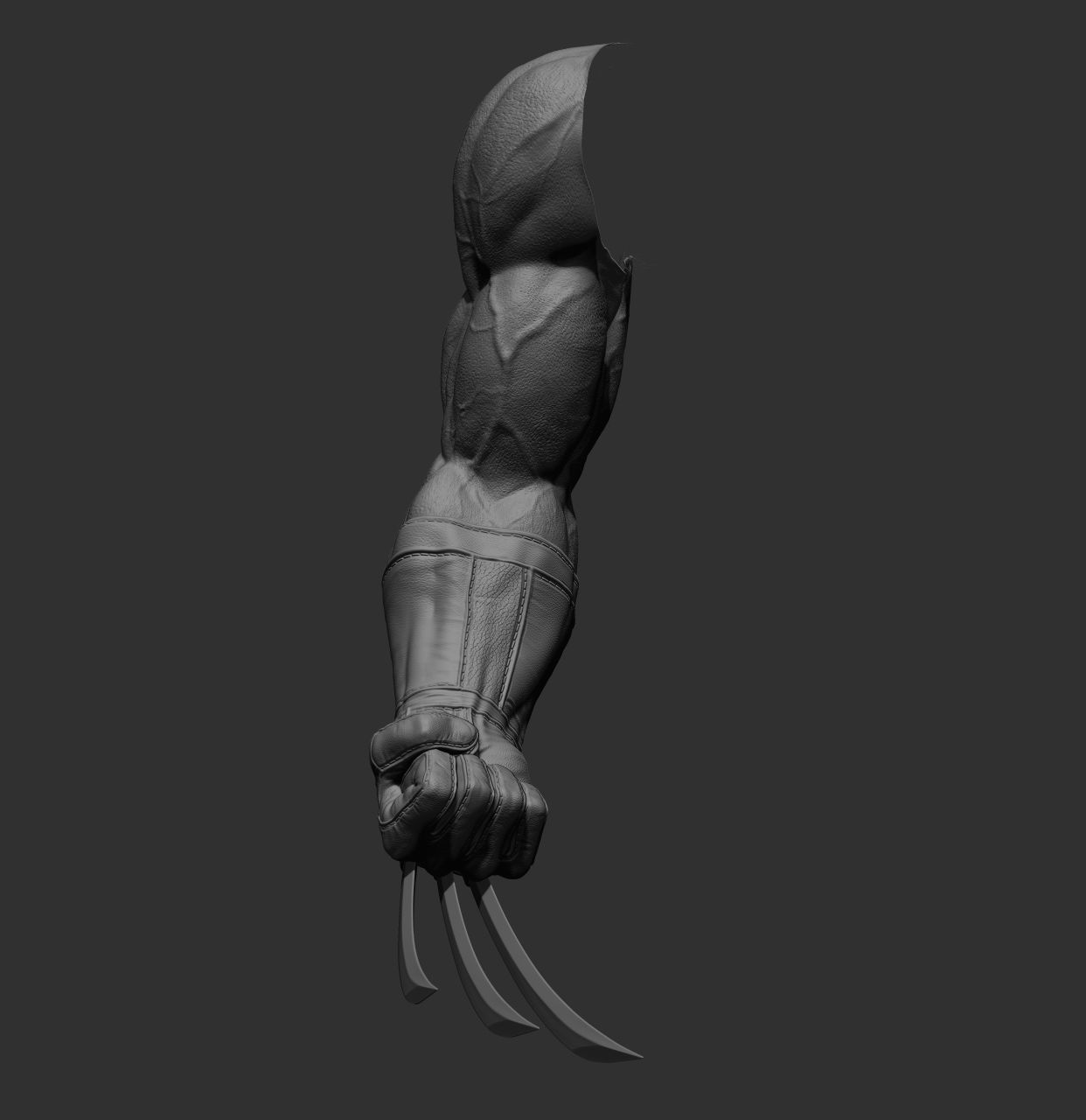 Wolverine arm free 3D model | CGTrader