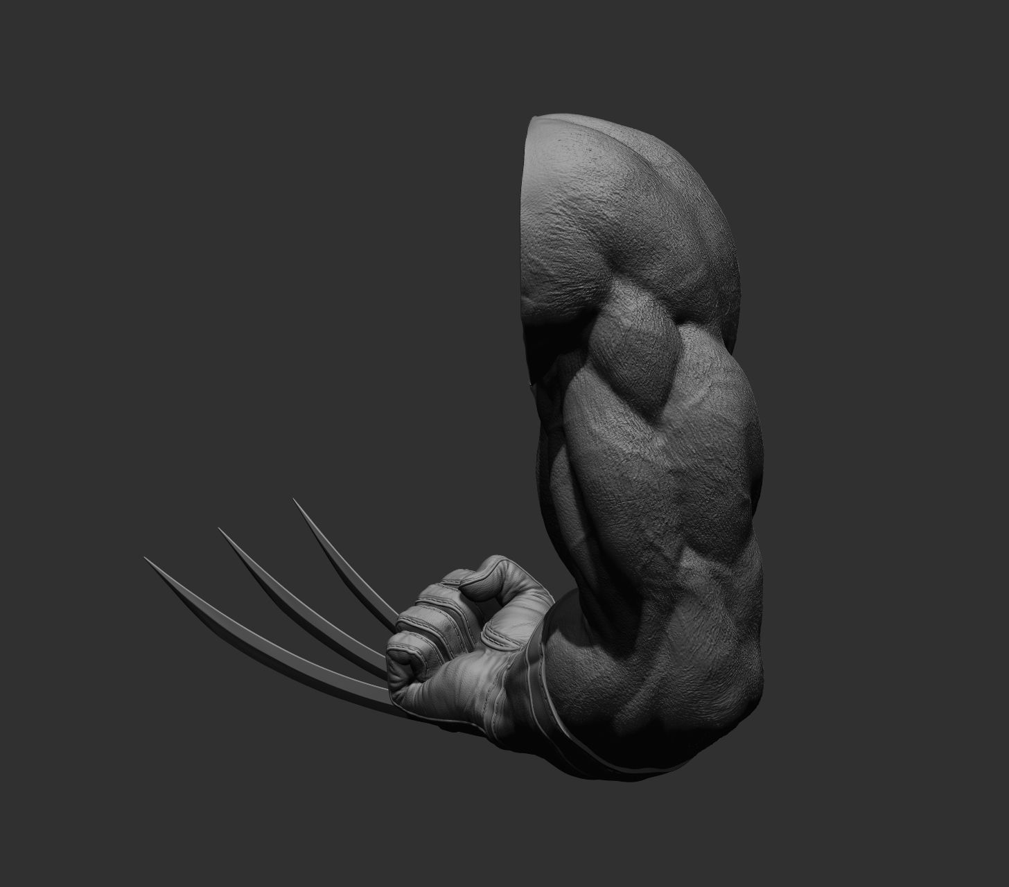 Wolverine arm free 3D model | CGTrader