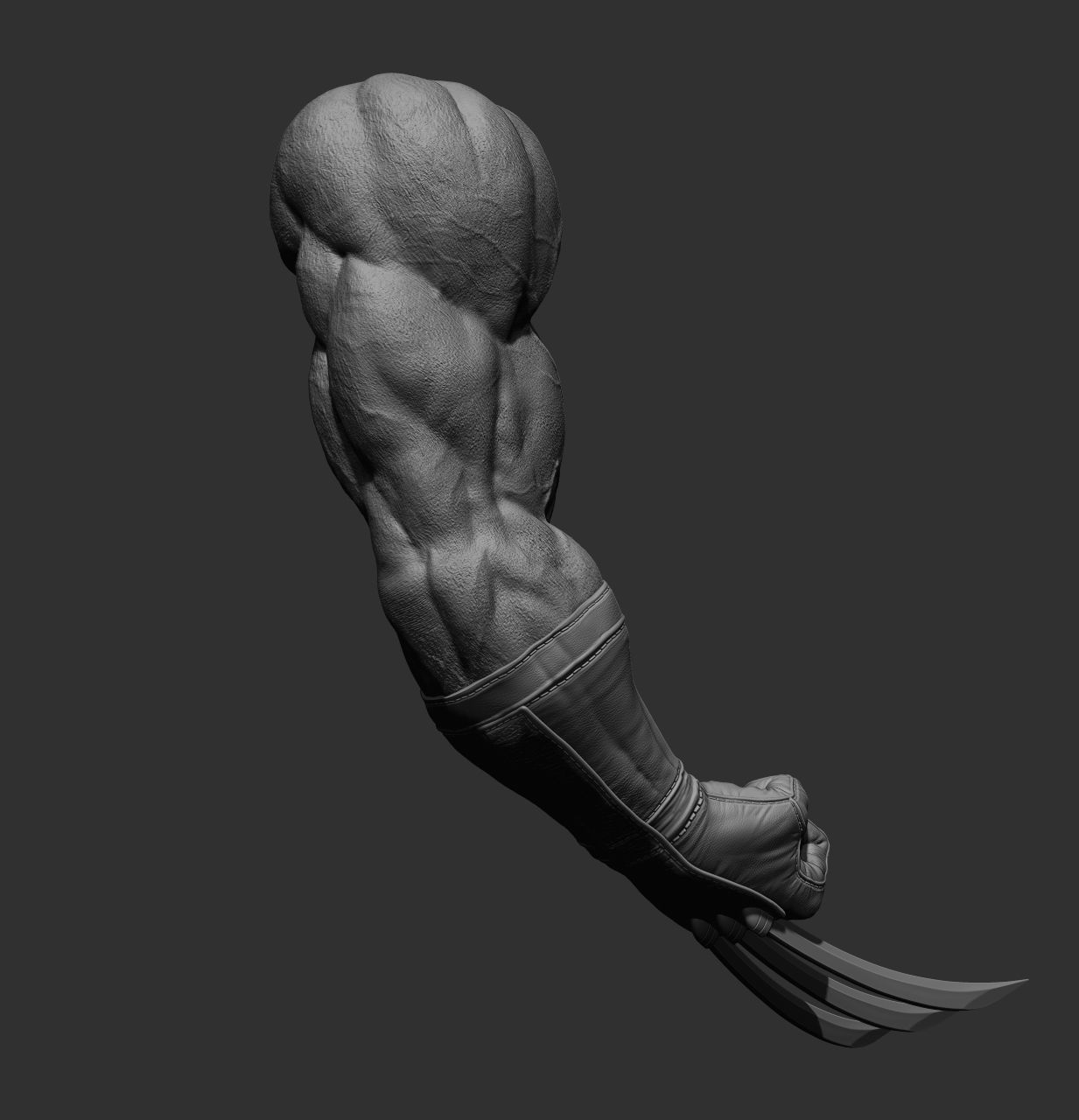 Wolverine arm free 3D model | CGTrader
