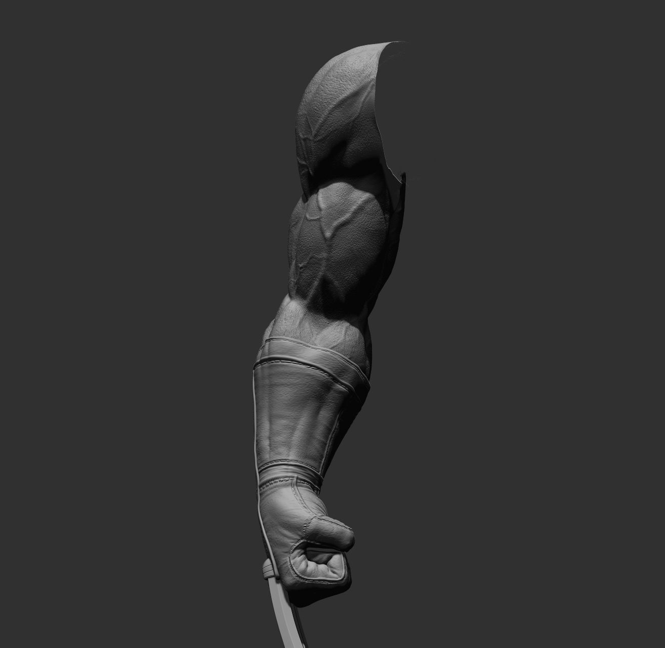 Wolverine arm free 3D model | CGTrader