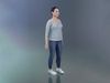 Bao 20098-0 - Animated Asian Woman Idle 3D model animated | CGTrader