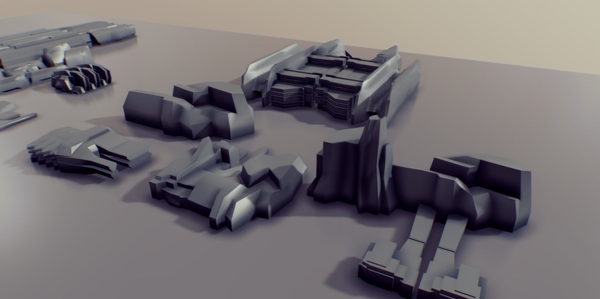 cmvr arch set 02 3D model | CGTrader