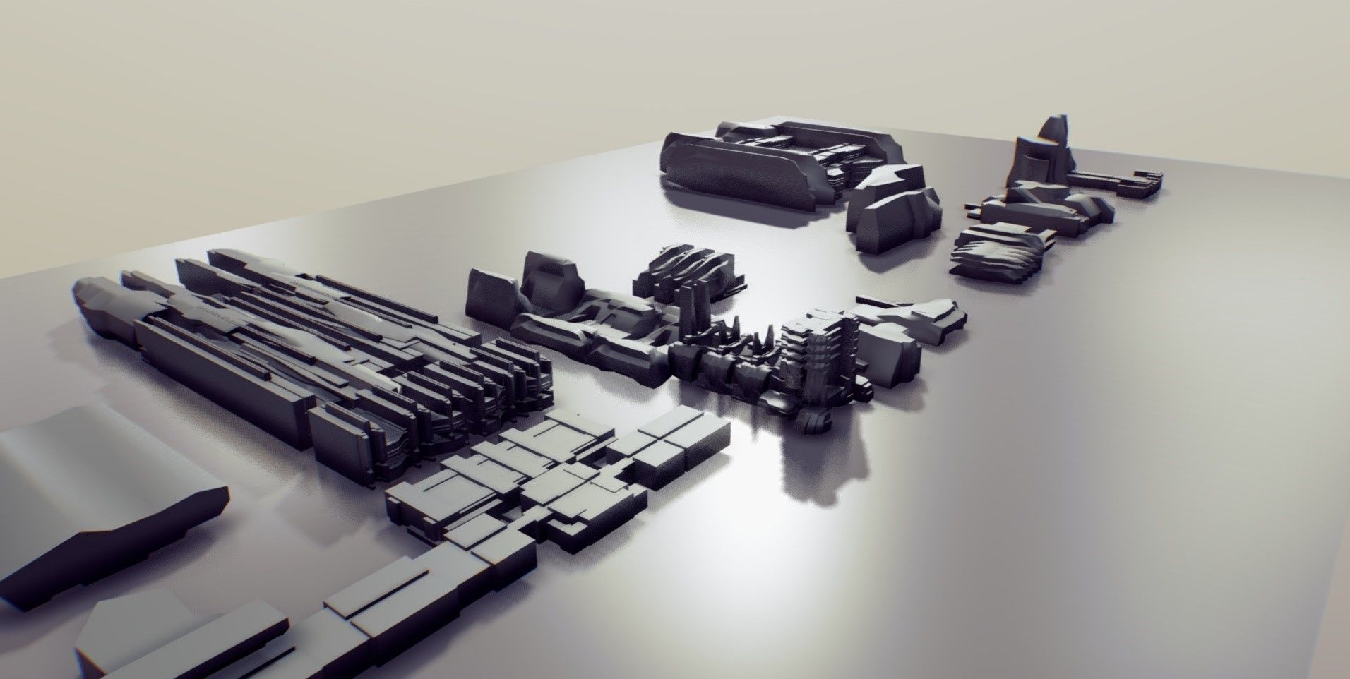 cmvr arch set 02 3D model | CGTrader
