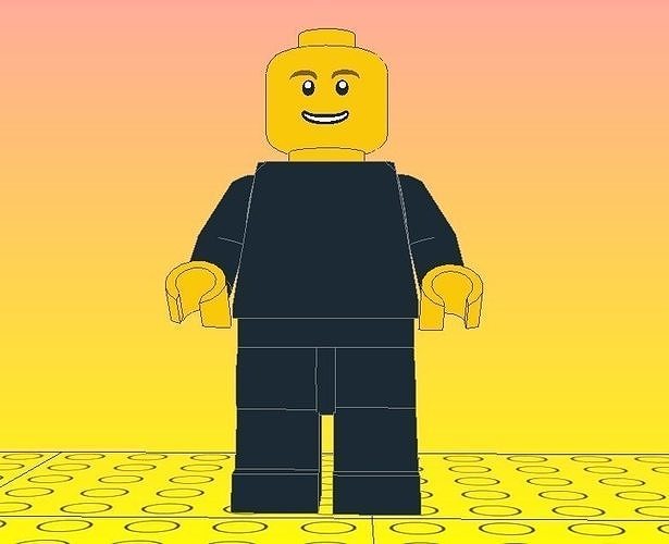 Lego Man 3D model | CGTrader