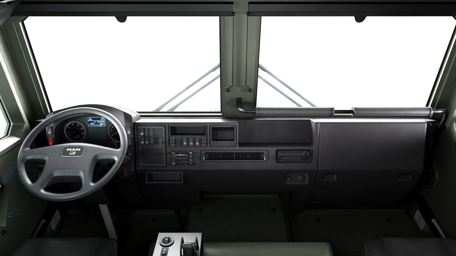 MAN HX77 armor container truck 3D model | CGTrader