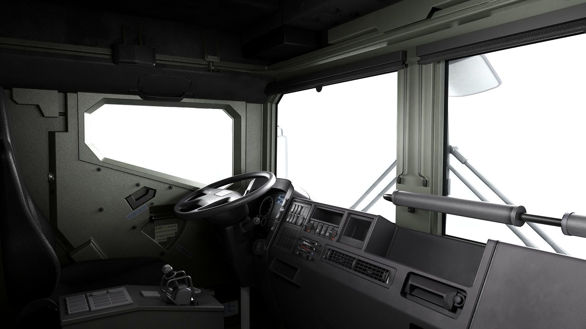 MAN HX77 armor container truck 3D model | CGTrader