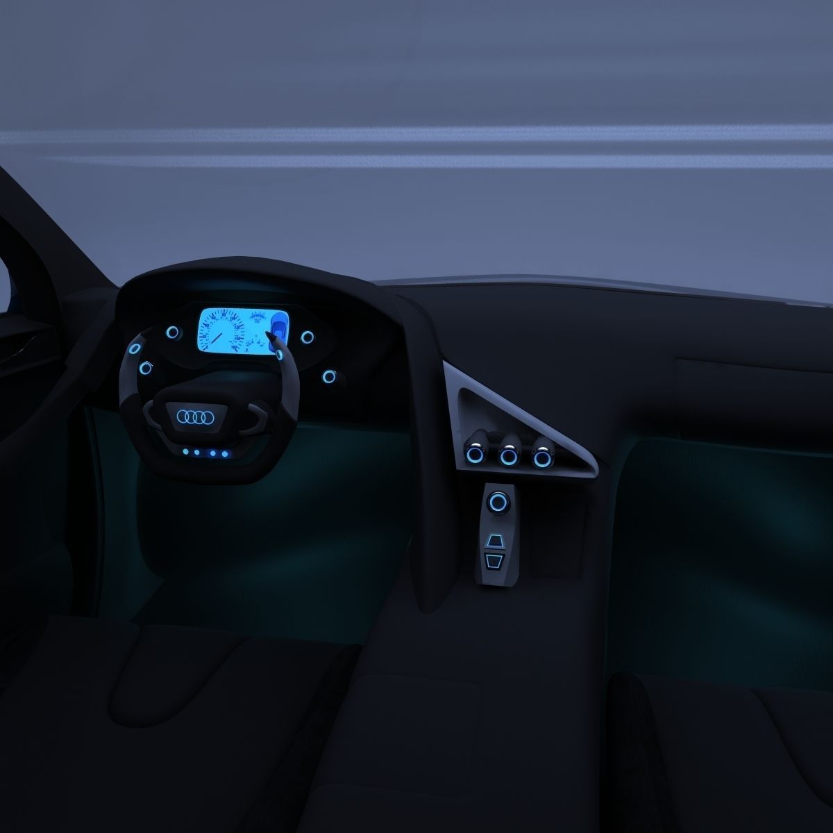 Audi RSQ Concept 3D model | CGTrader