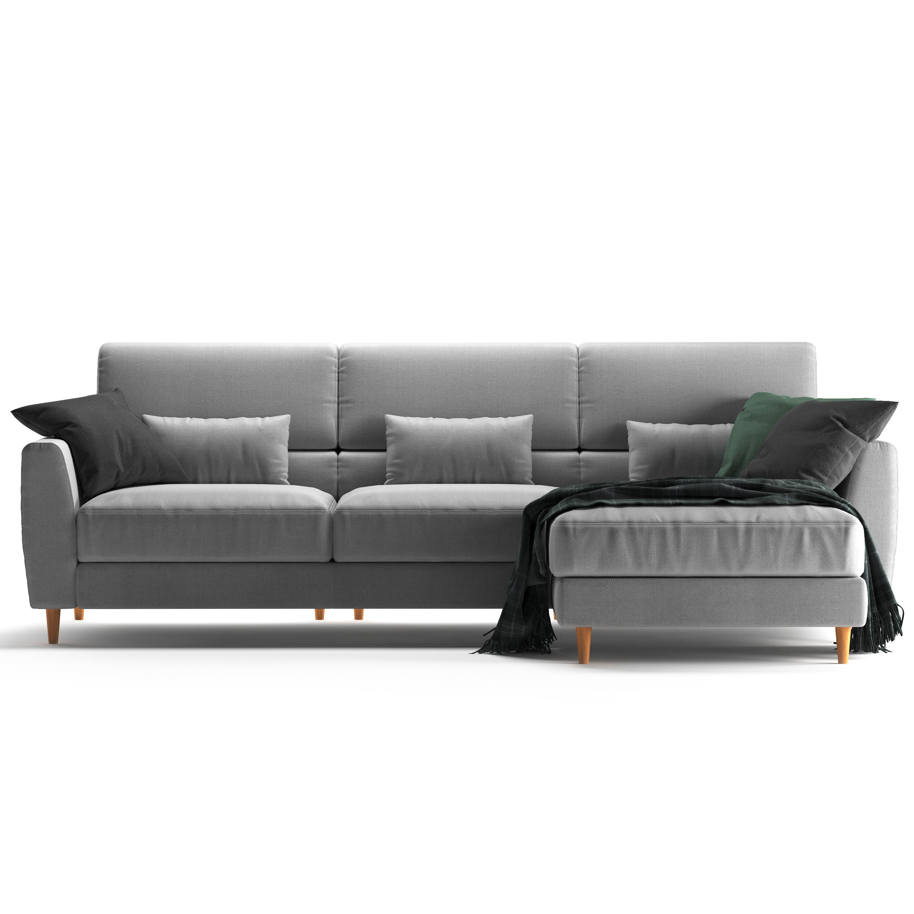 Ikea Slatorp with chaise 3D model | CGTrader