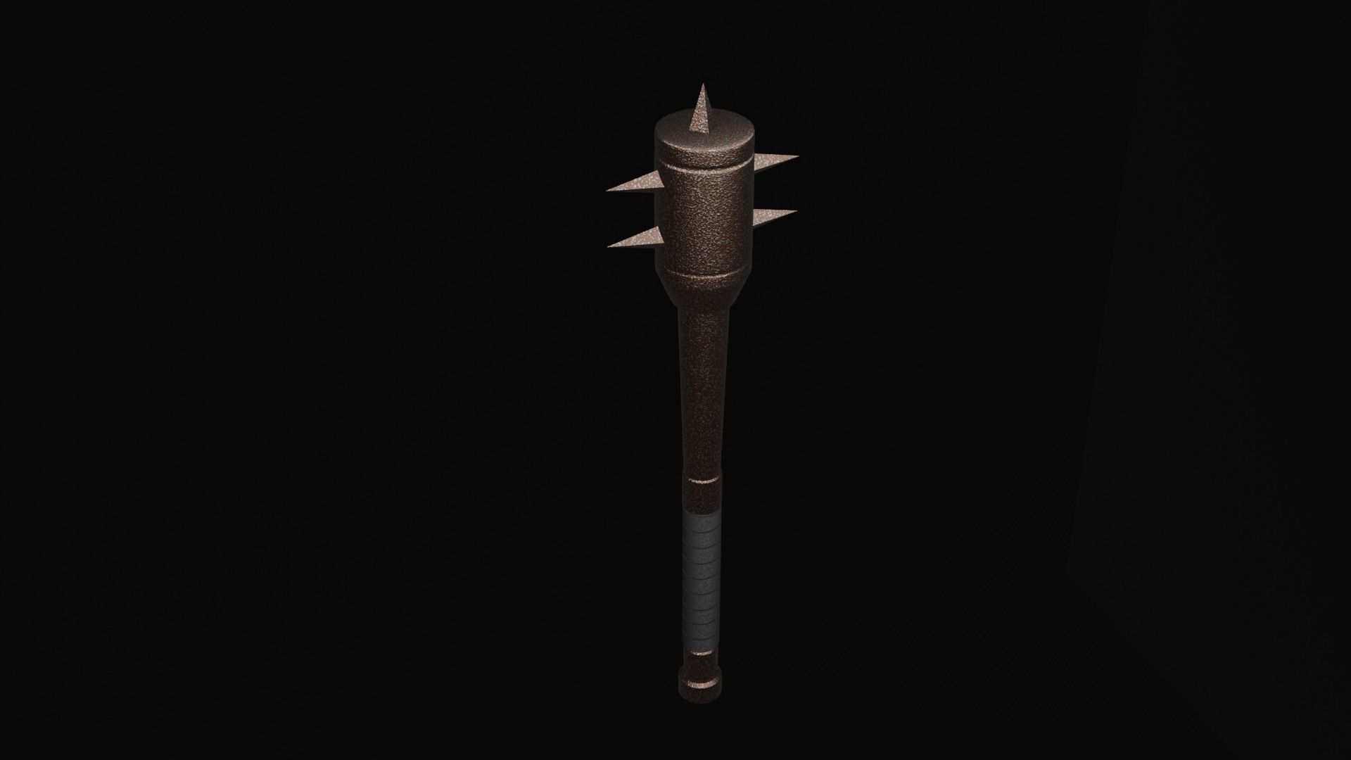 3D model Battle mace - rust edition VR / AR / low-poly | CGTrader