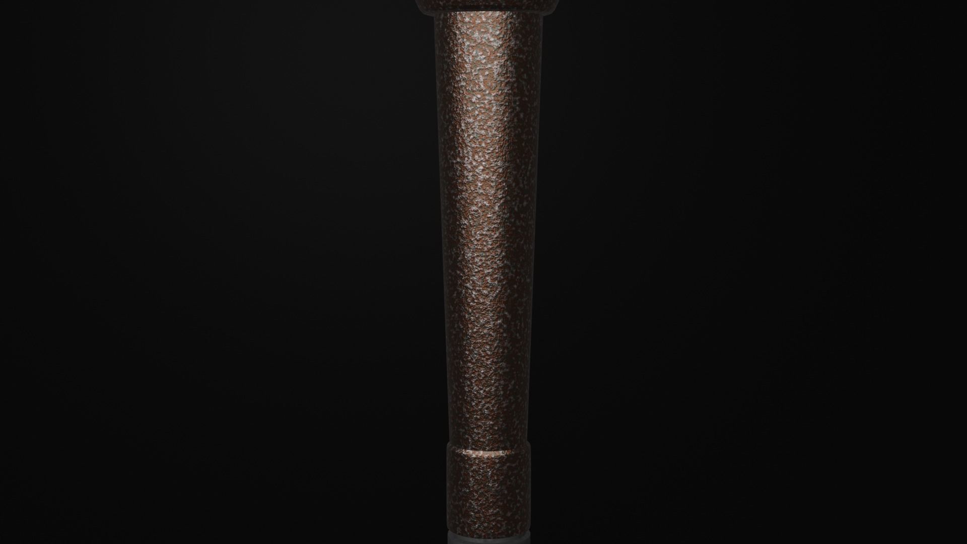 3D model Battle mace - rust edition VR / AR / low-poly | CGTrader