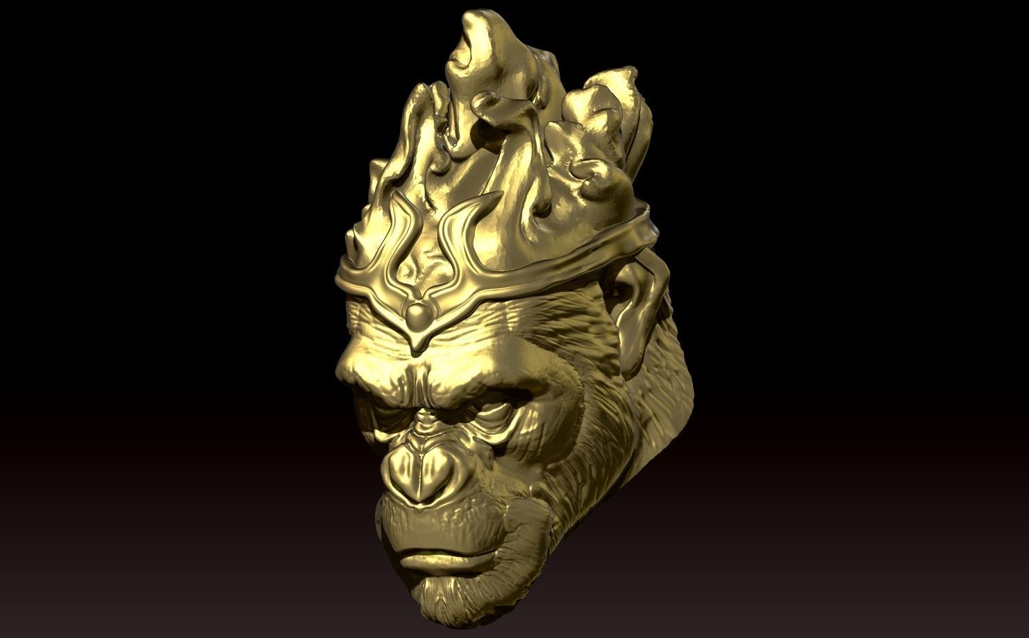 Monkey king 3D model 3D printable | CGTrader