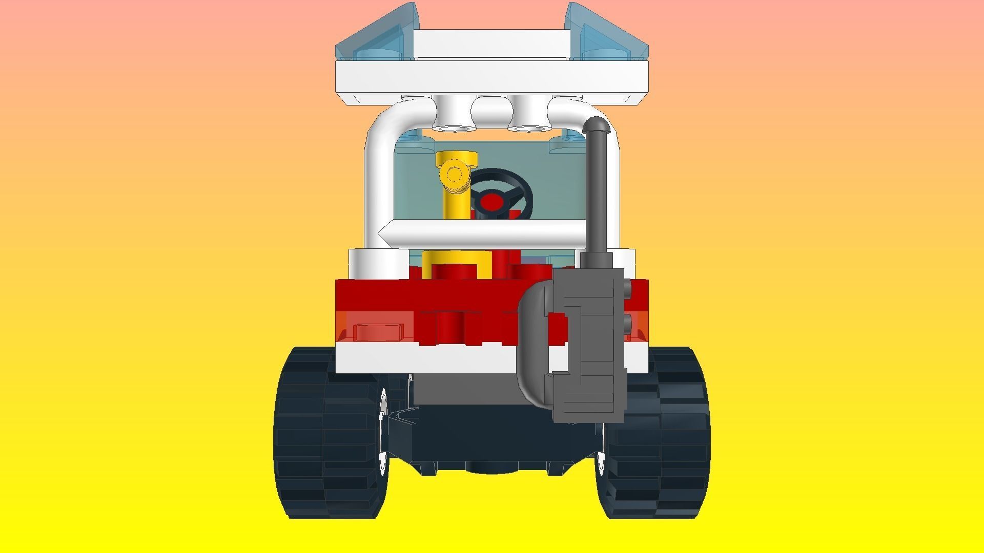 Lego Firefighters car Model 901 3D model | CGTrader