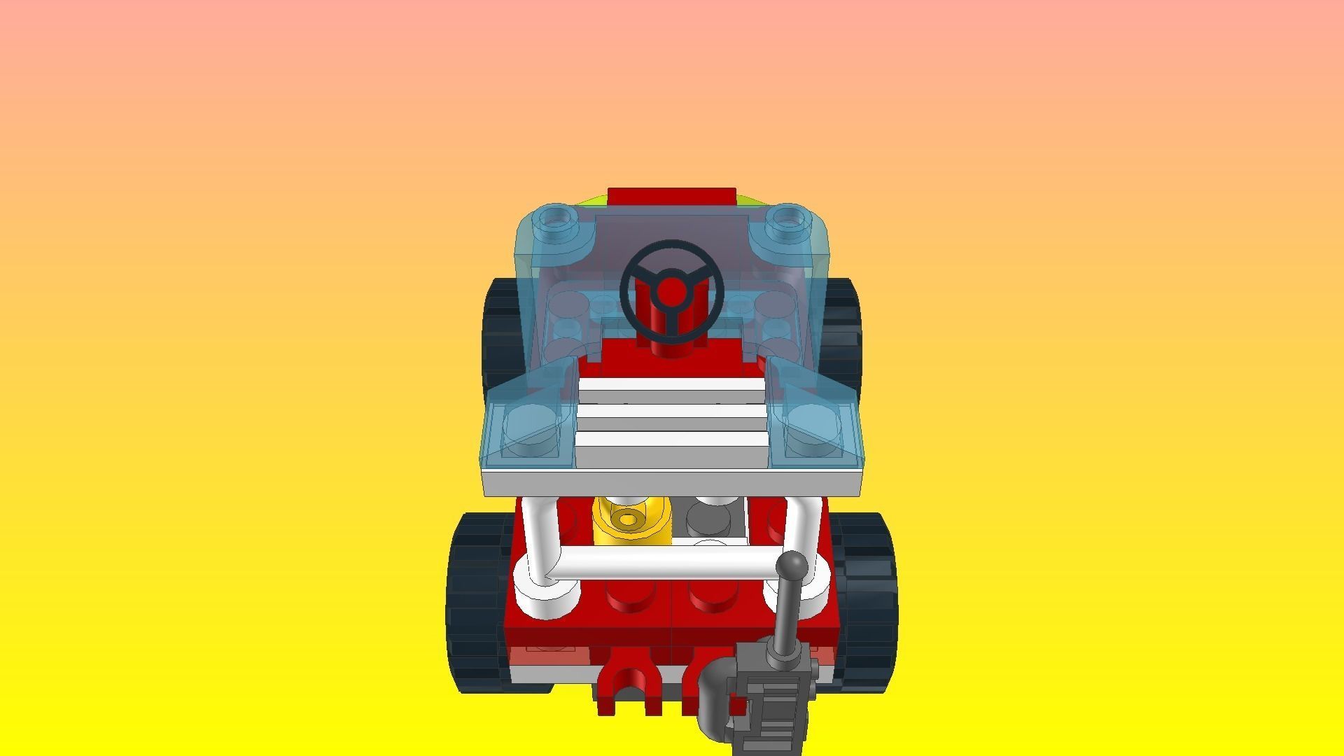 Lego Firefighters car Model 901 3D model | CGTrader