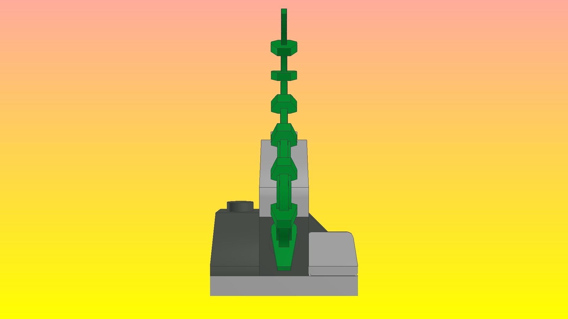 Lego Seaweed Model 8073 free 3D model | CGTrader