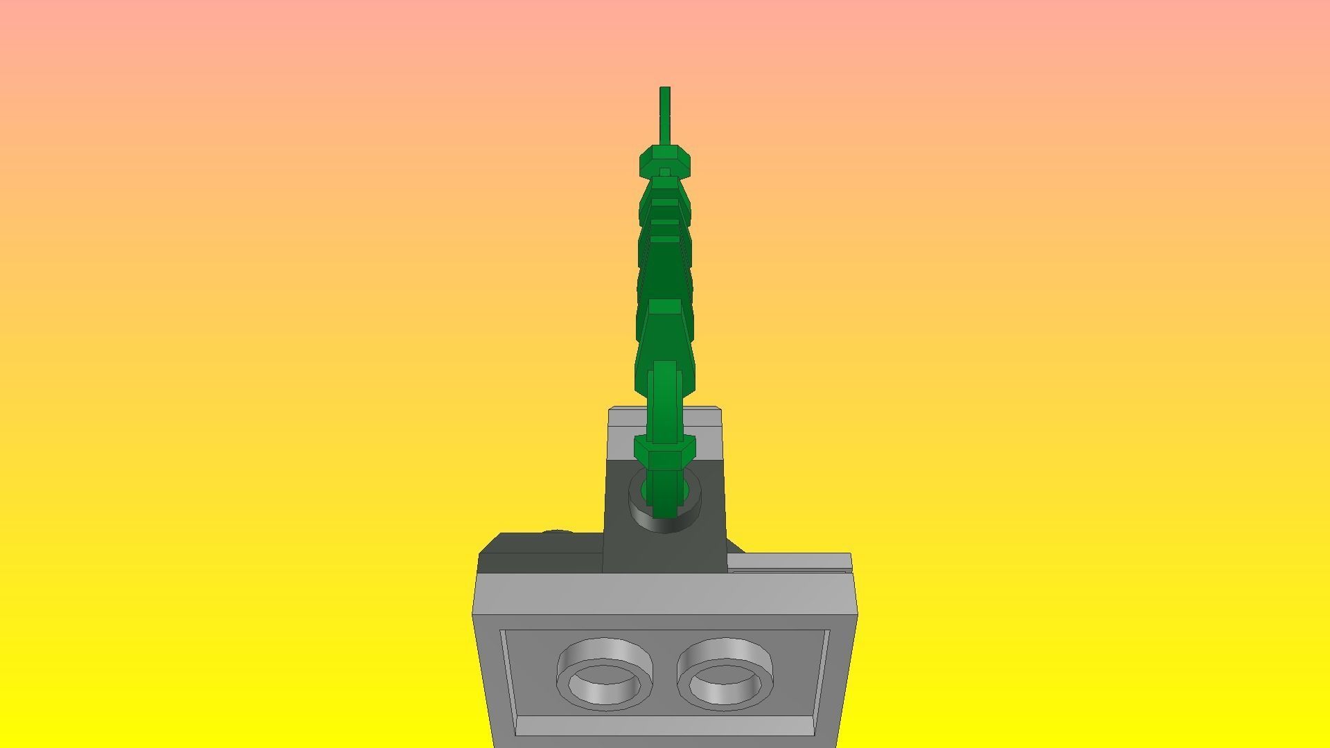 Lego Seaweed Model 8073 free 3D model | CGTrader